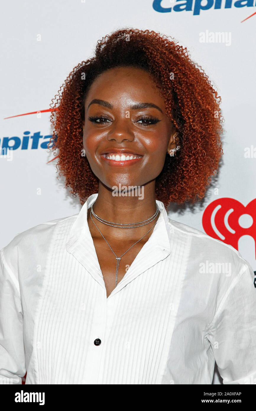 Ashleigh Murray arrives for the iHeartRadio Music Festival at the T ...