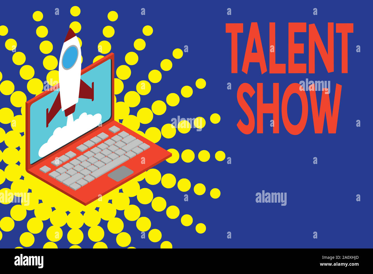 Conceptual hand writing showing Talent Show. Concept meaning ...