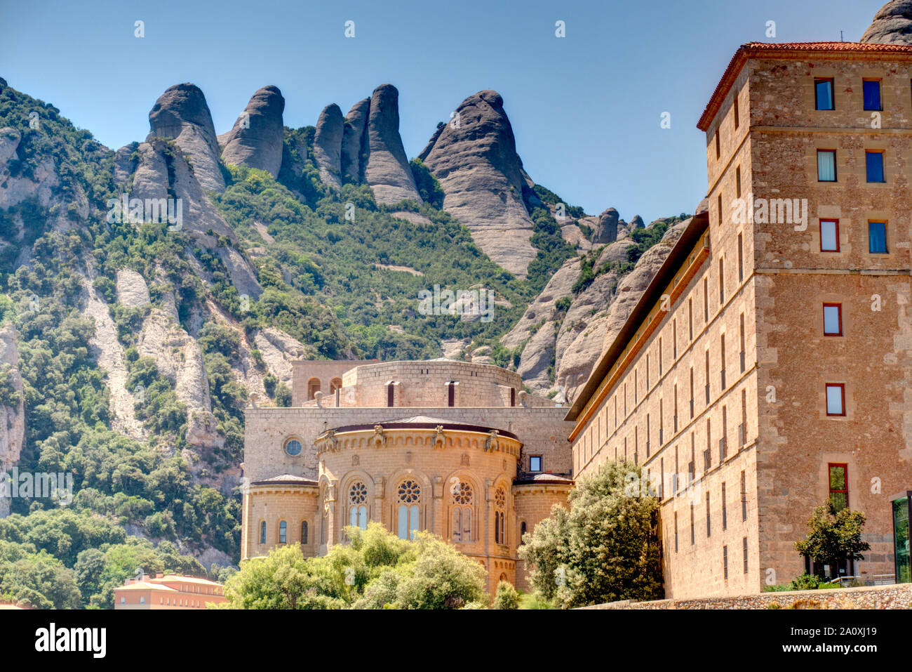Monserrat, Spain, HDR image Stock Photo - Alamy