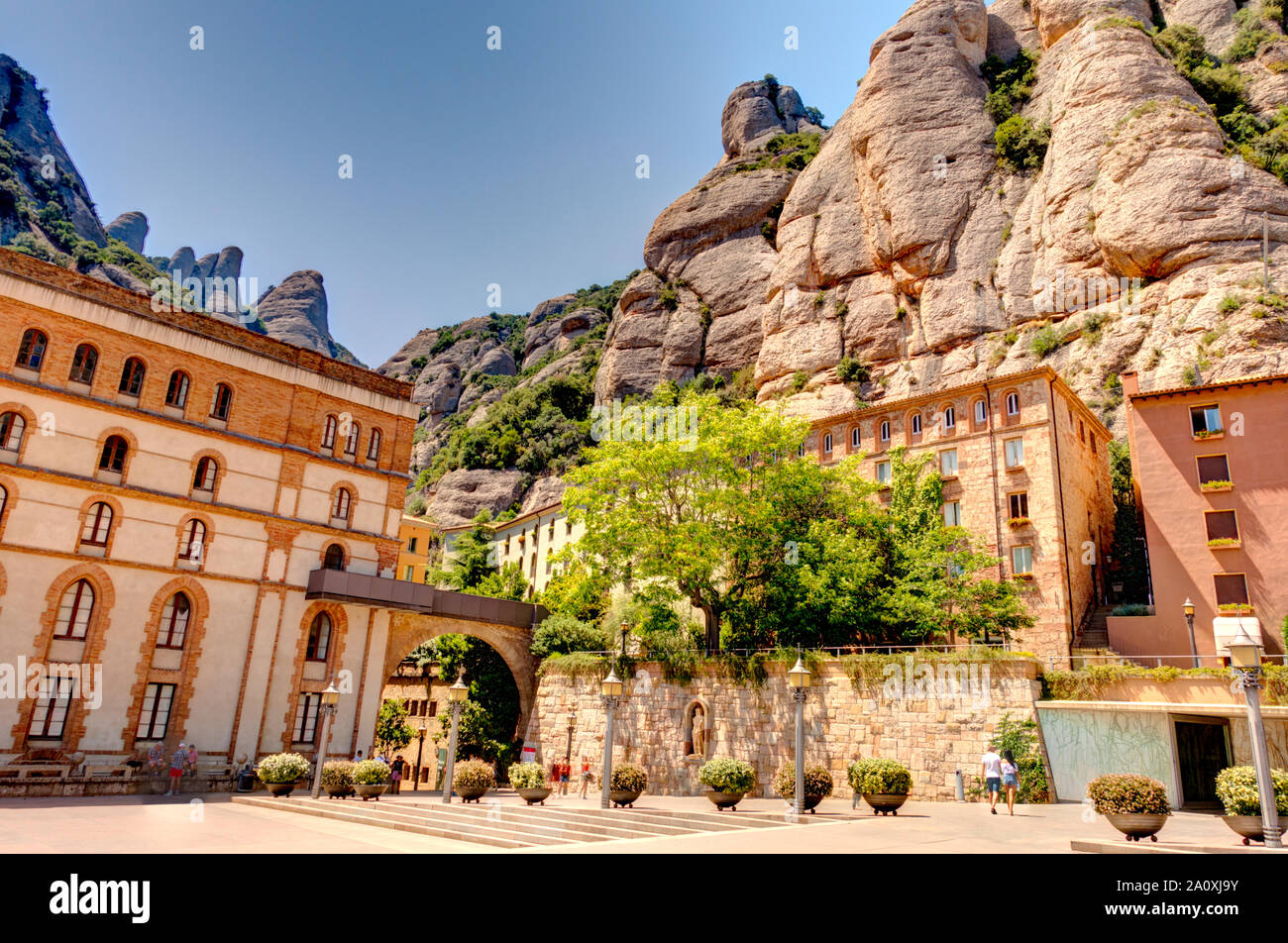 Monserrat, Spain, HDR image Stock Photo - Alamy