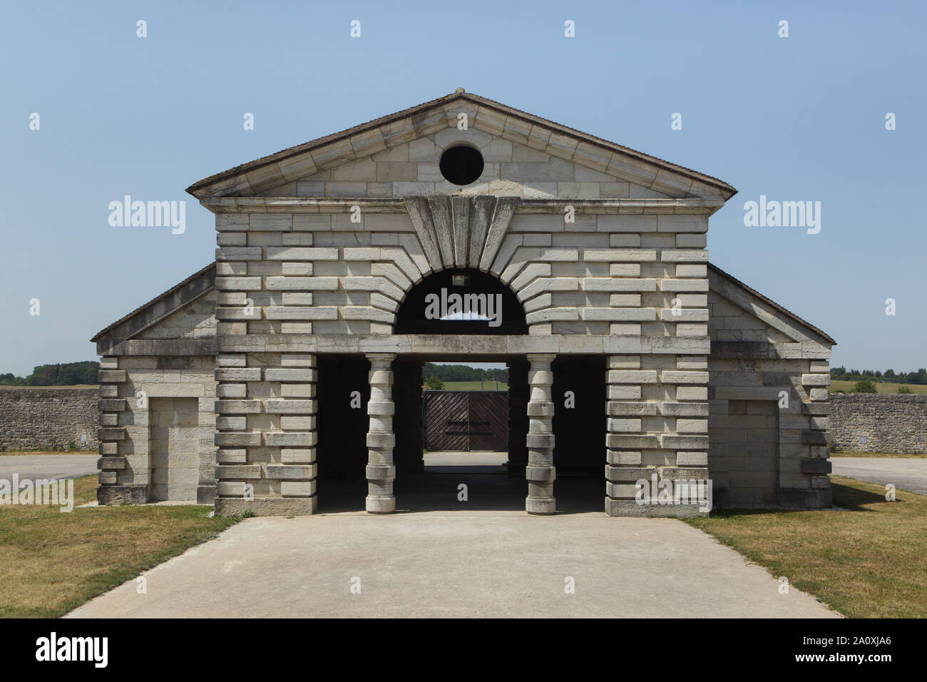 Stables of the Royal Saltworks designed by French Neoclassical ...