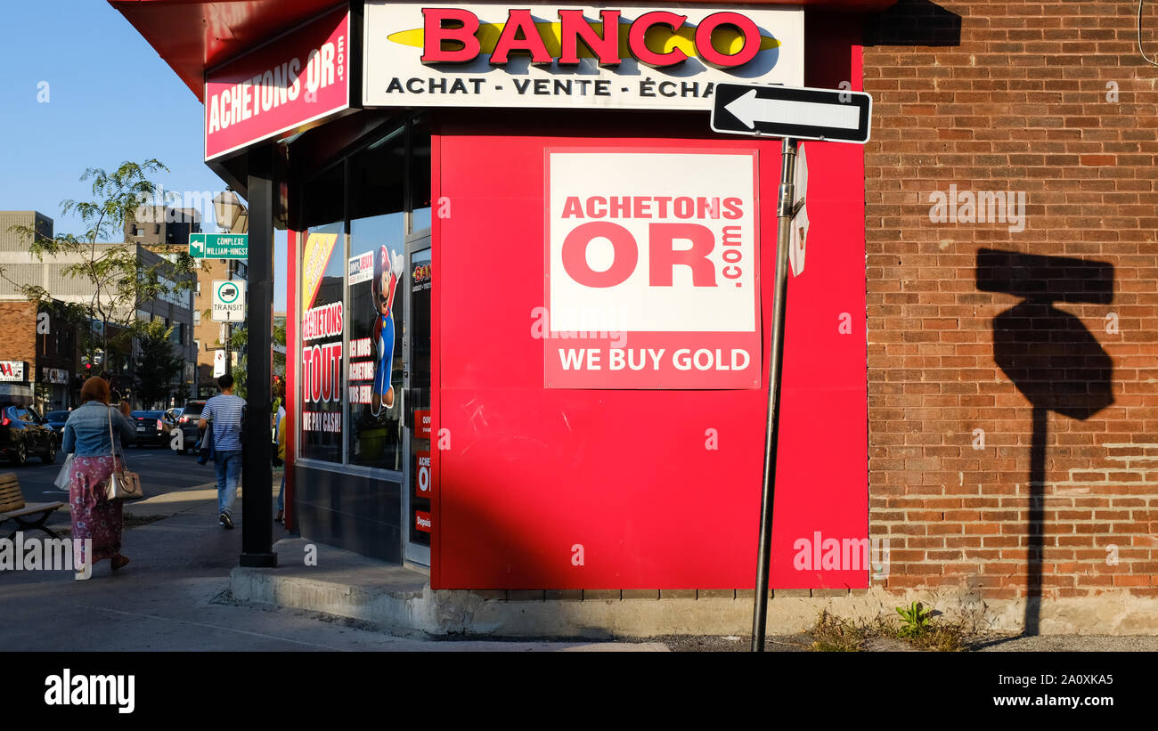 Jean Talon commercial street in the Multicultural neighbourhood of Park ...