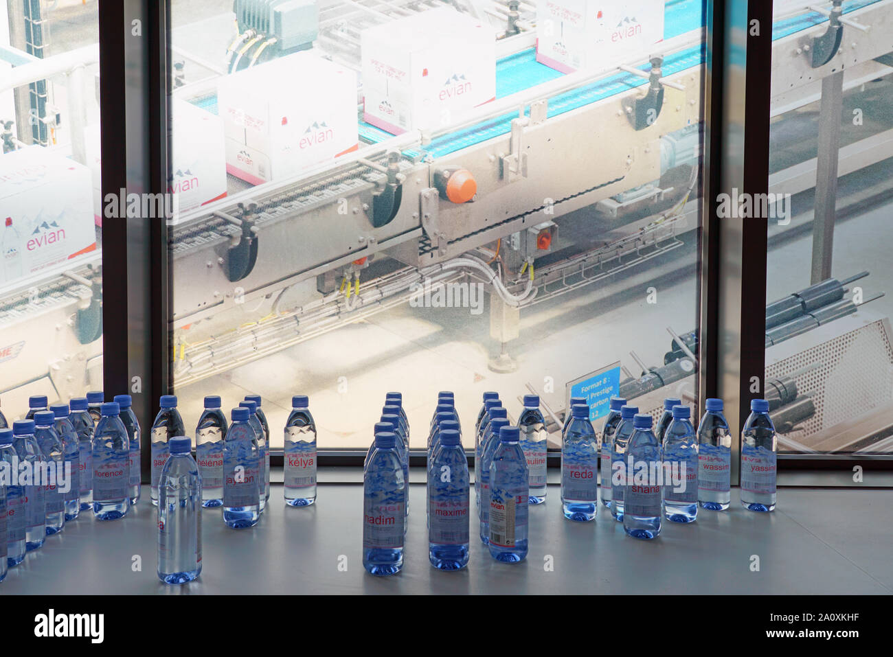 Evian water bottle hi-res stock photography and images - Alamy