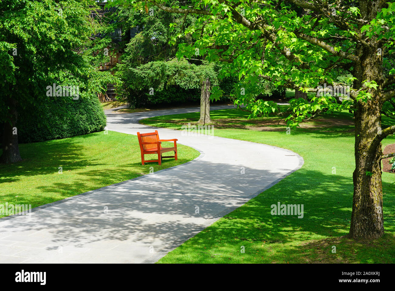 EVIAN-LES-BAINS, FRANCE -25 JUN 2019- View of the landmark Evian Resort ...
