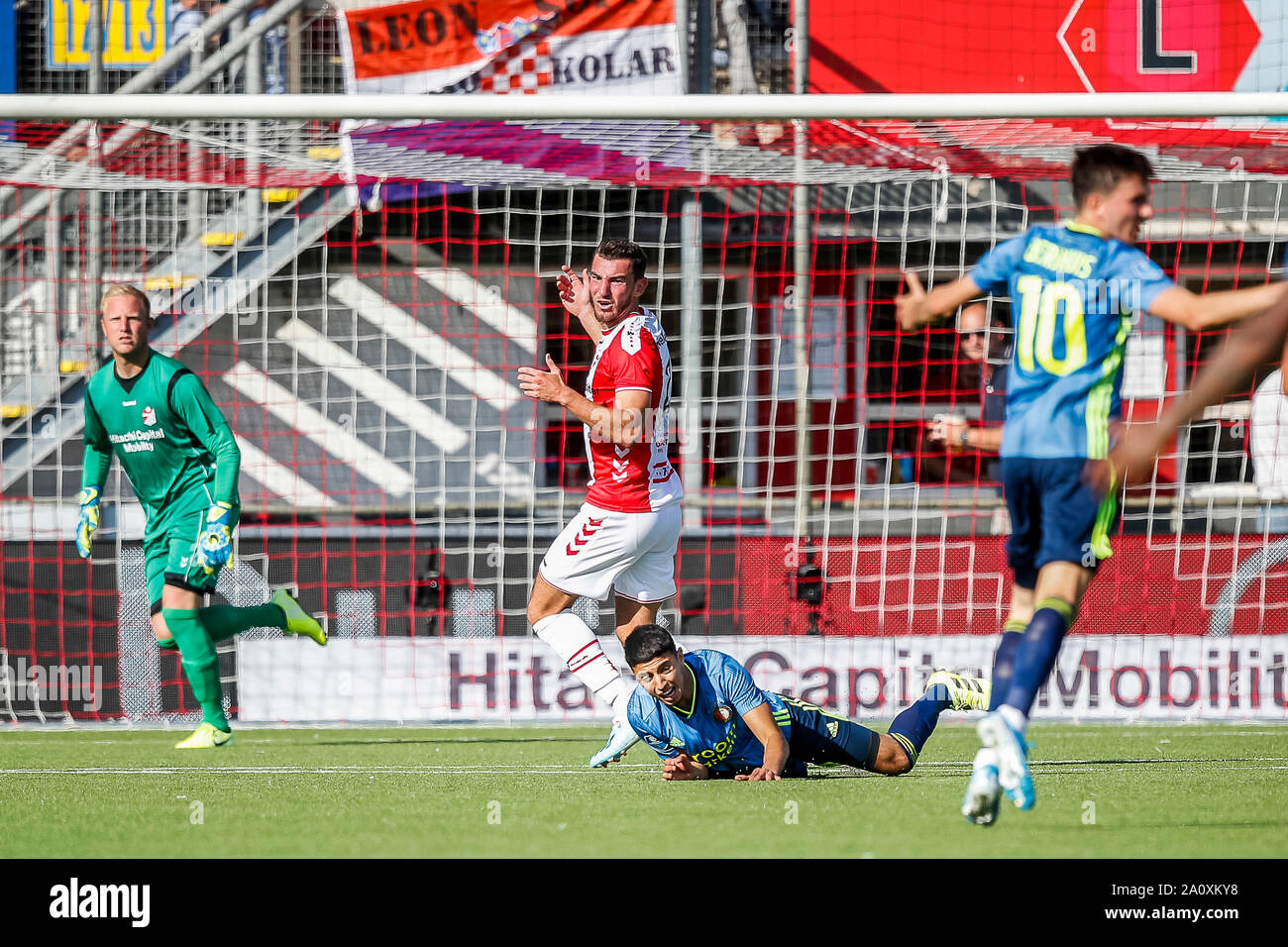 Emmen, Netherlands. 22nd Sep, 2019. EMMEN, FC Emmen - Feyenoord, 22-09 ...