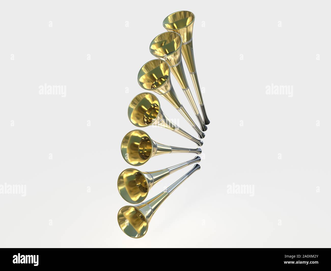 Trumpets instrument hi-res stock photography and images - Alamy