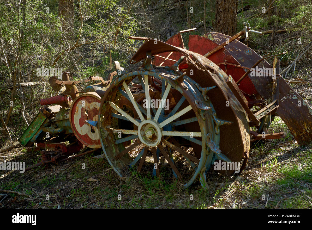 Old farm machinery in Australia, Victoria, Melbourne Stock Photo - Alamy