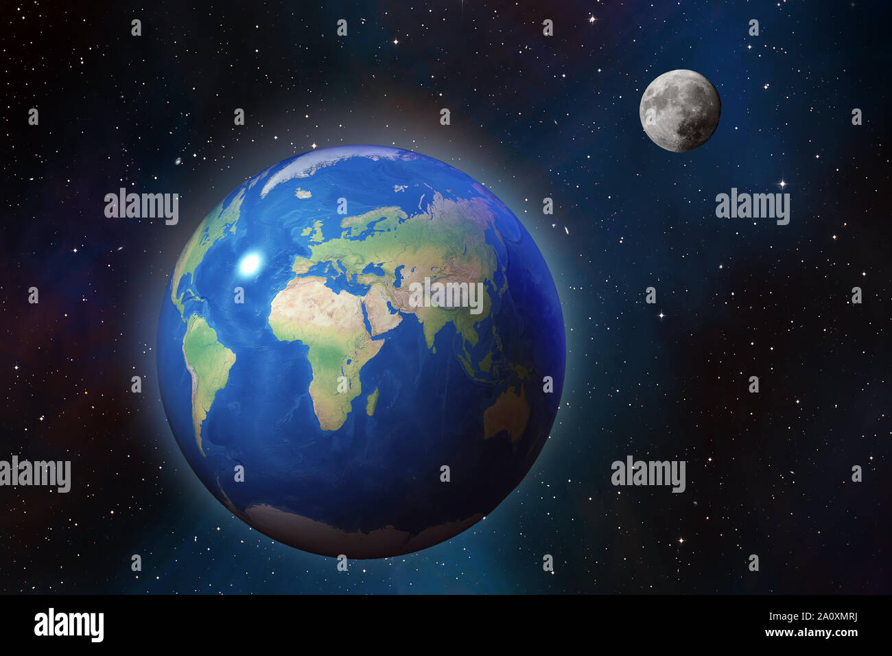 Moon Around The Earth