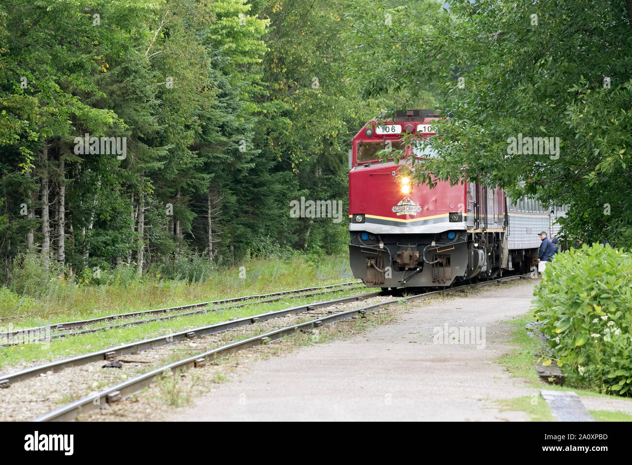 Agawa Canyon Tour Train, Ontario, Canada Stock Photo - Alamy