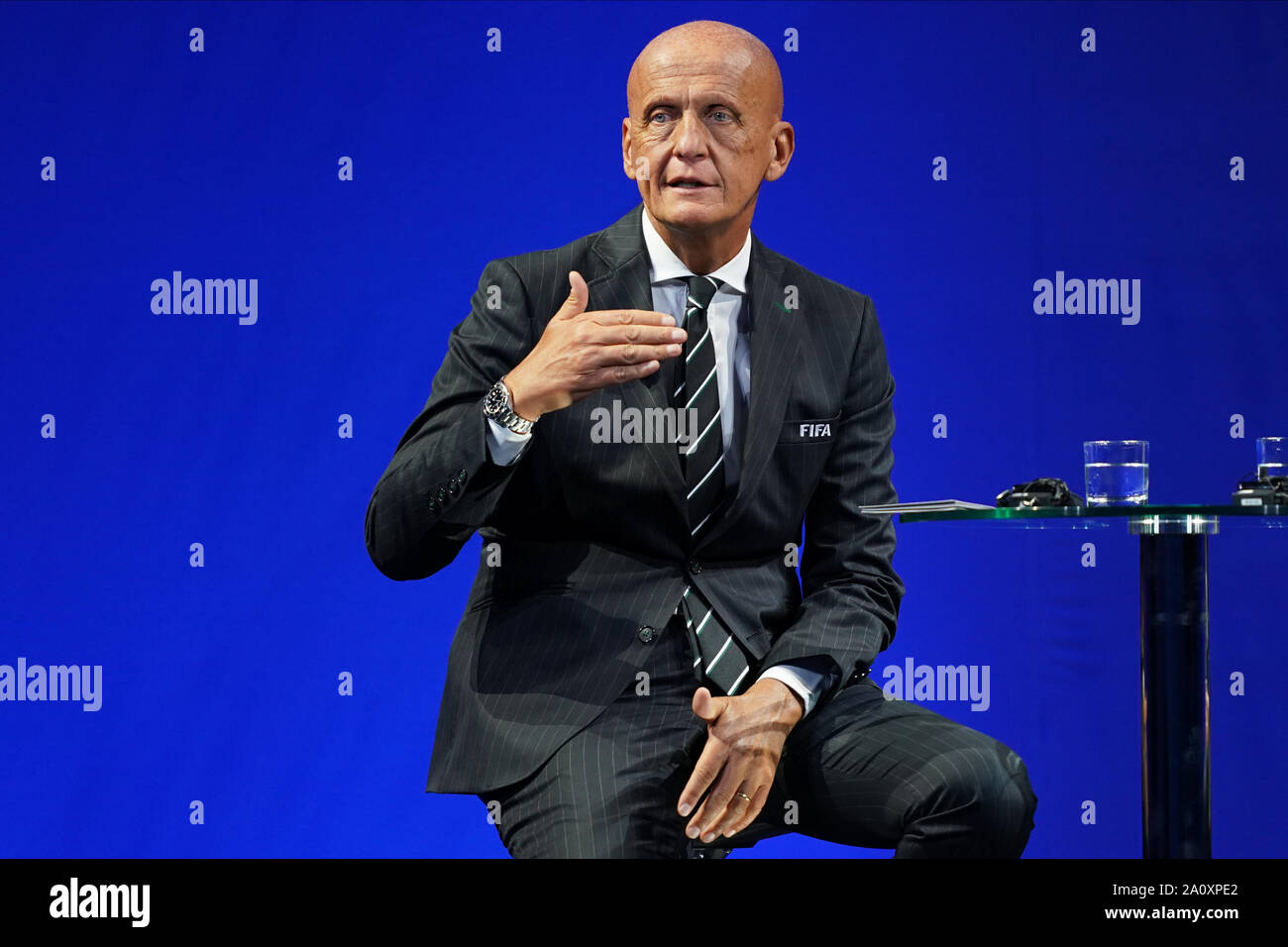 Milan, Italy. 22nd Sep, 2019. Pierluigi Collina - former italian ...