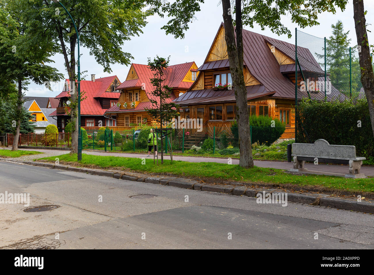 One of the streets in a quiet town Stock Photo - Alamy