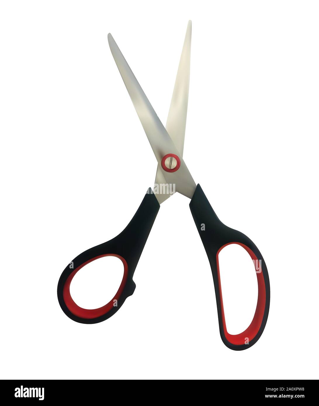 Scissors Icon isolated on white background. Vector Illustration Stock ...