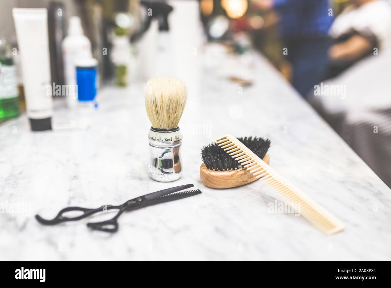Vintage shaving accessories close hi-res stock photography and images ...