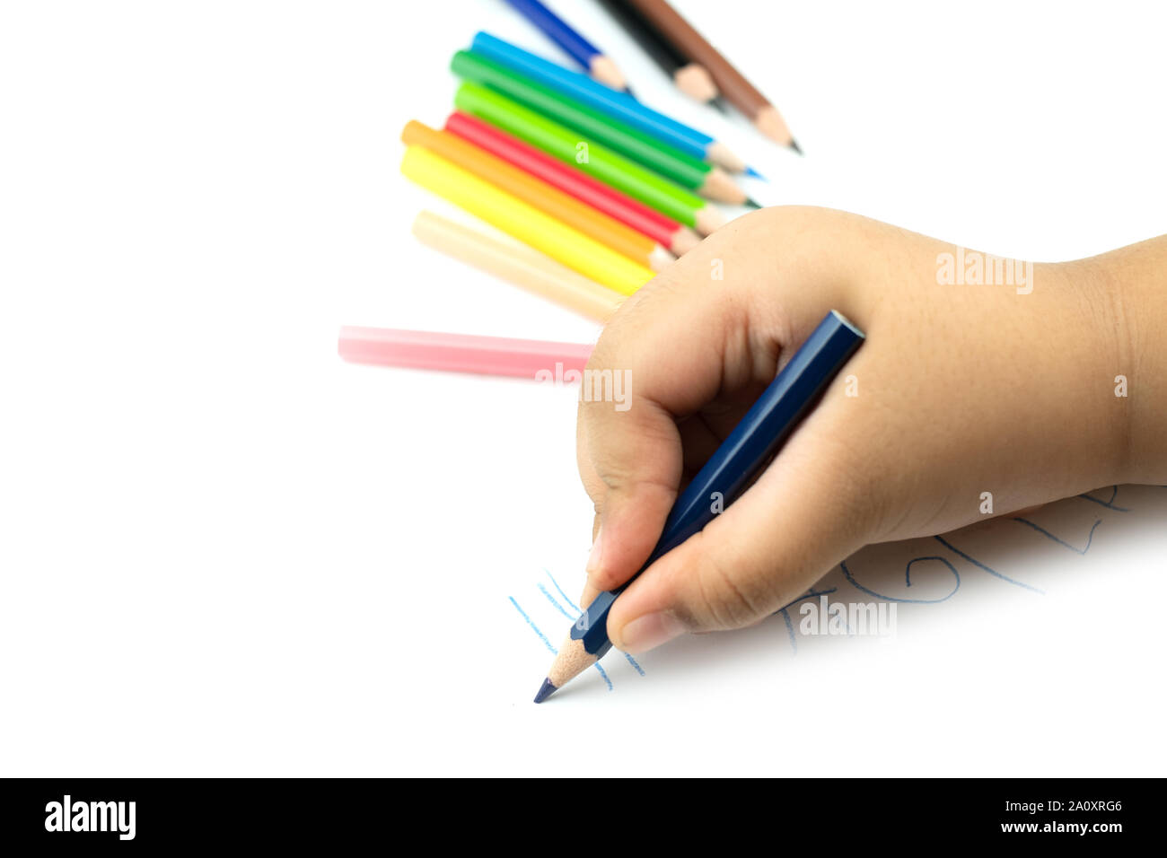 Pencil Writing Words