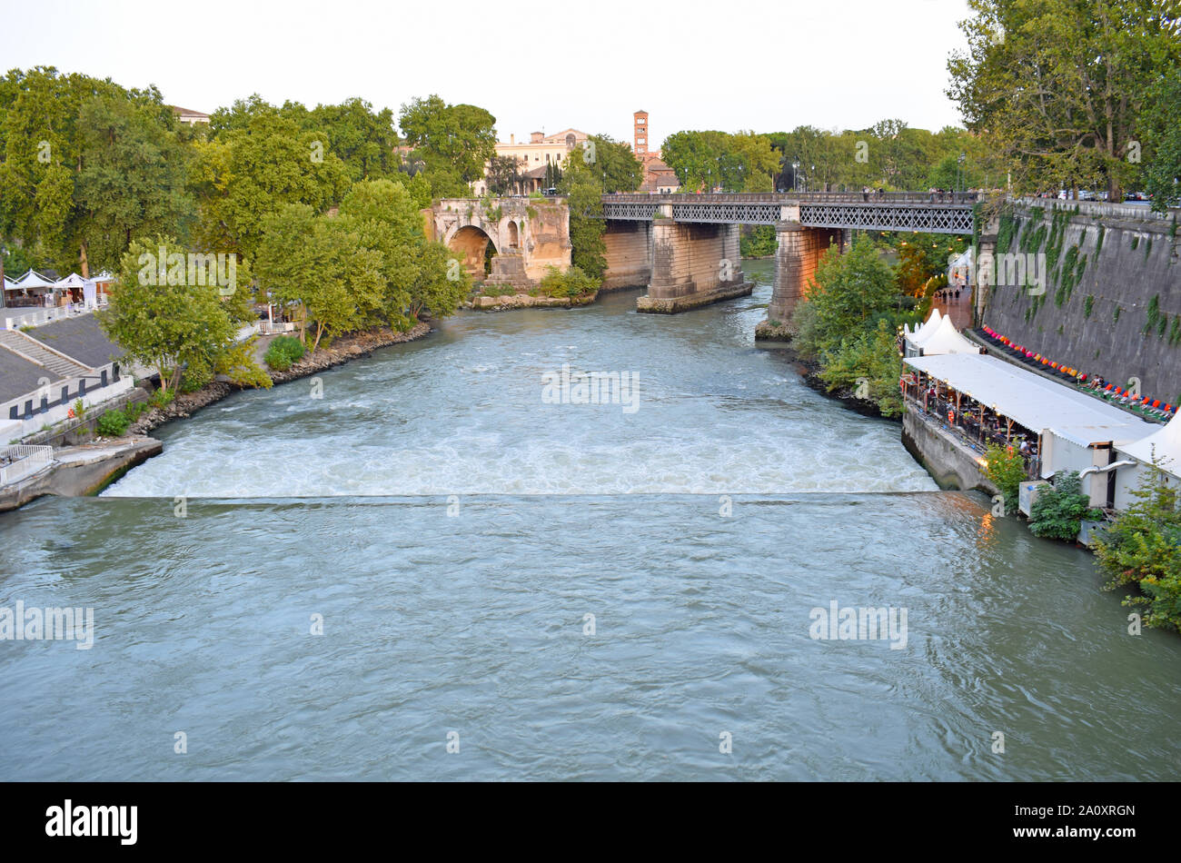 Palatine bridge over rio tiber hi-res stock photography and images - Alamy