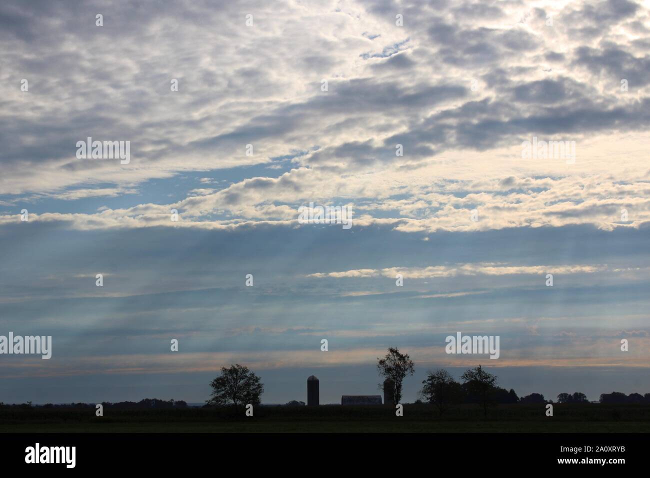 Morning sun over heavenly hi-res stock photography and images - Alamy