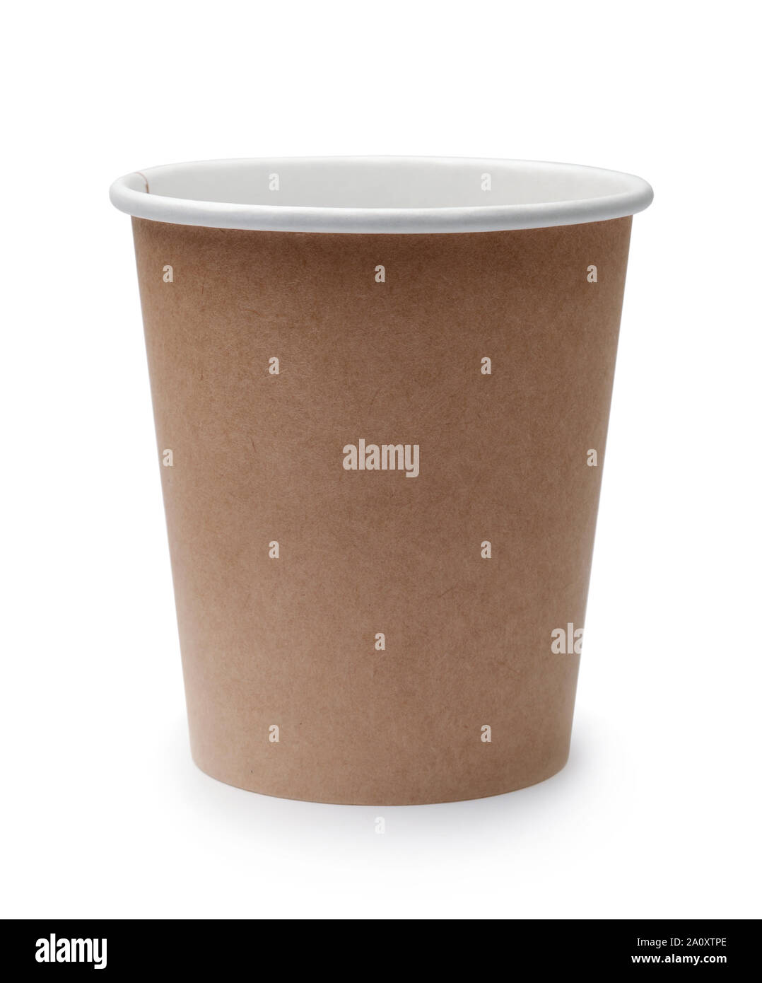 Disposable paper glass isolated on white background Stock Photo - Alamy