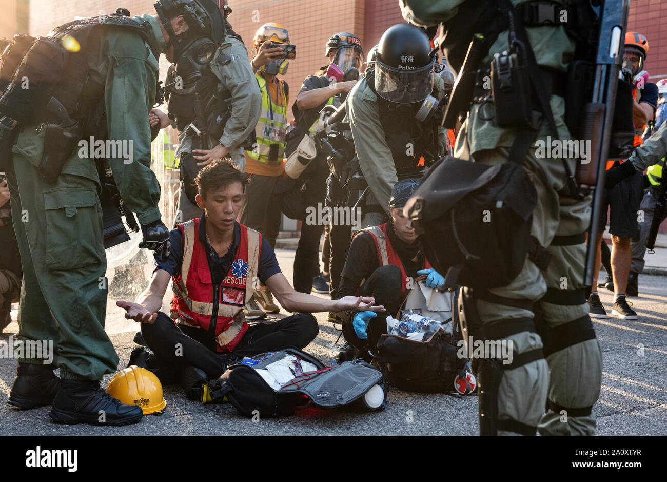 First aid officers hi-res stock photography and images - Alamy