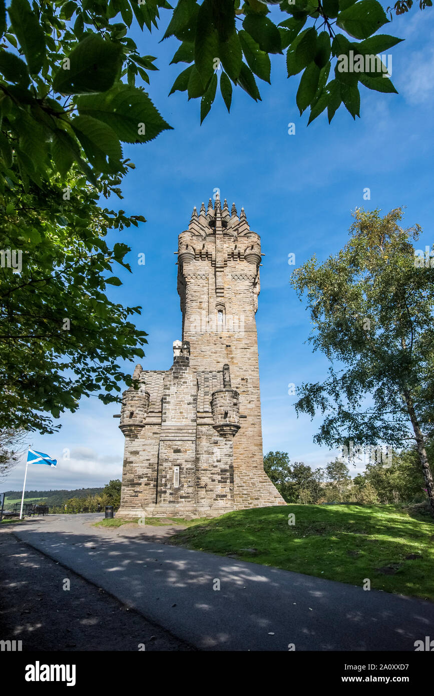 The Scottish National Wallace Monument to Sir William Wallace at ...
