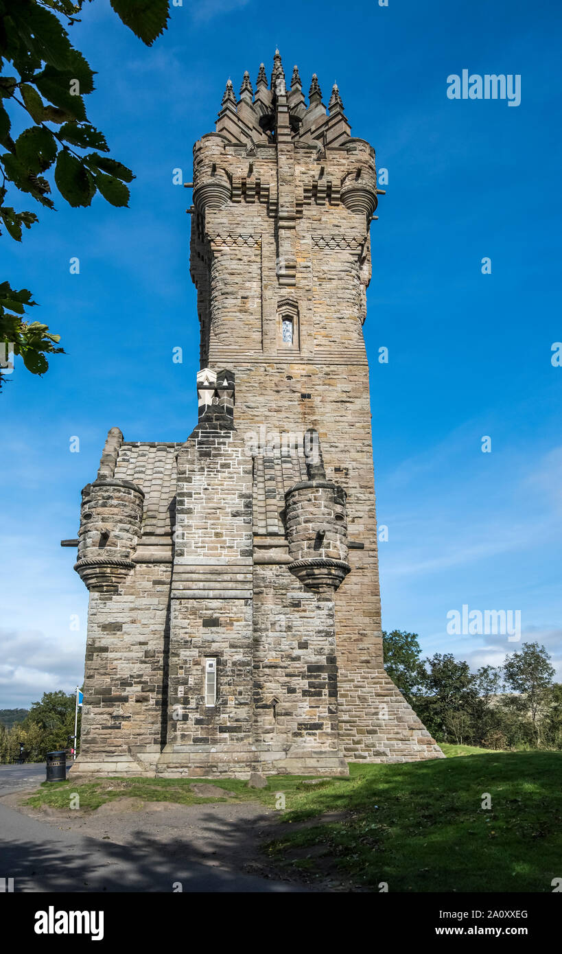 The Scottish National Wallace Monument to Sir William Wallace at ...