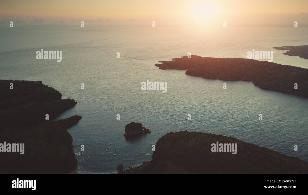Drone flight over bali landscape hi-res stock photography and images ...