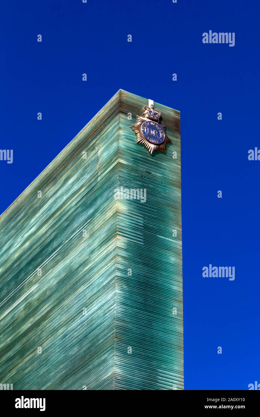 Close-up of National Police Memorial, London, UK Stock Photo - Alamy