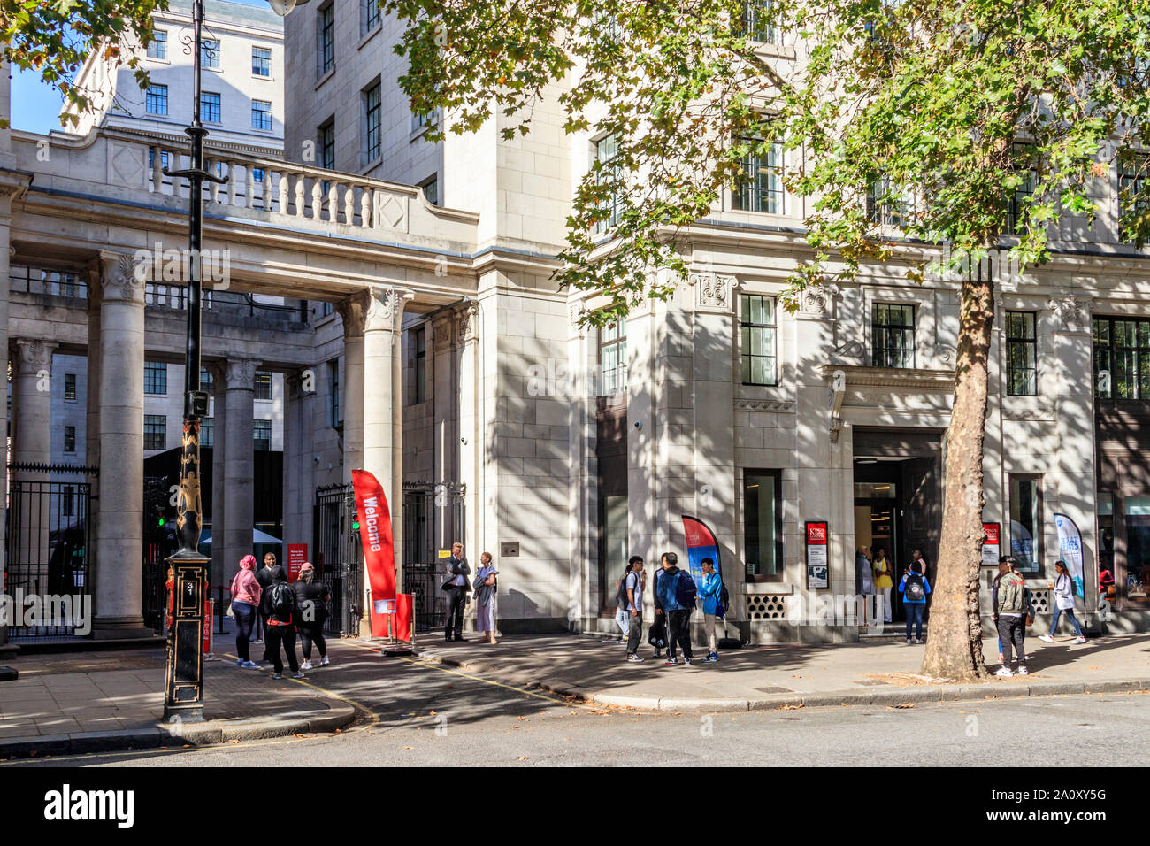 Kings college strand campus london hi-res stock photography and images ...