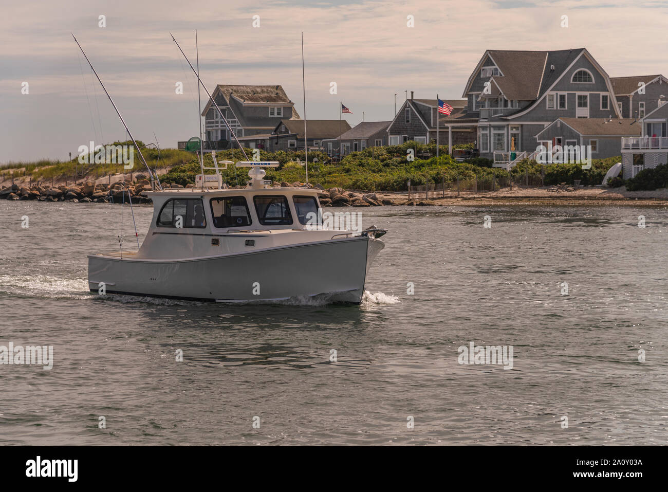 Fishing boat point judith rhode hi-res stock photography and images - Alamy
