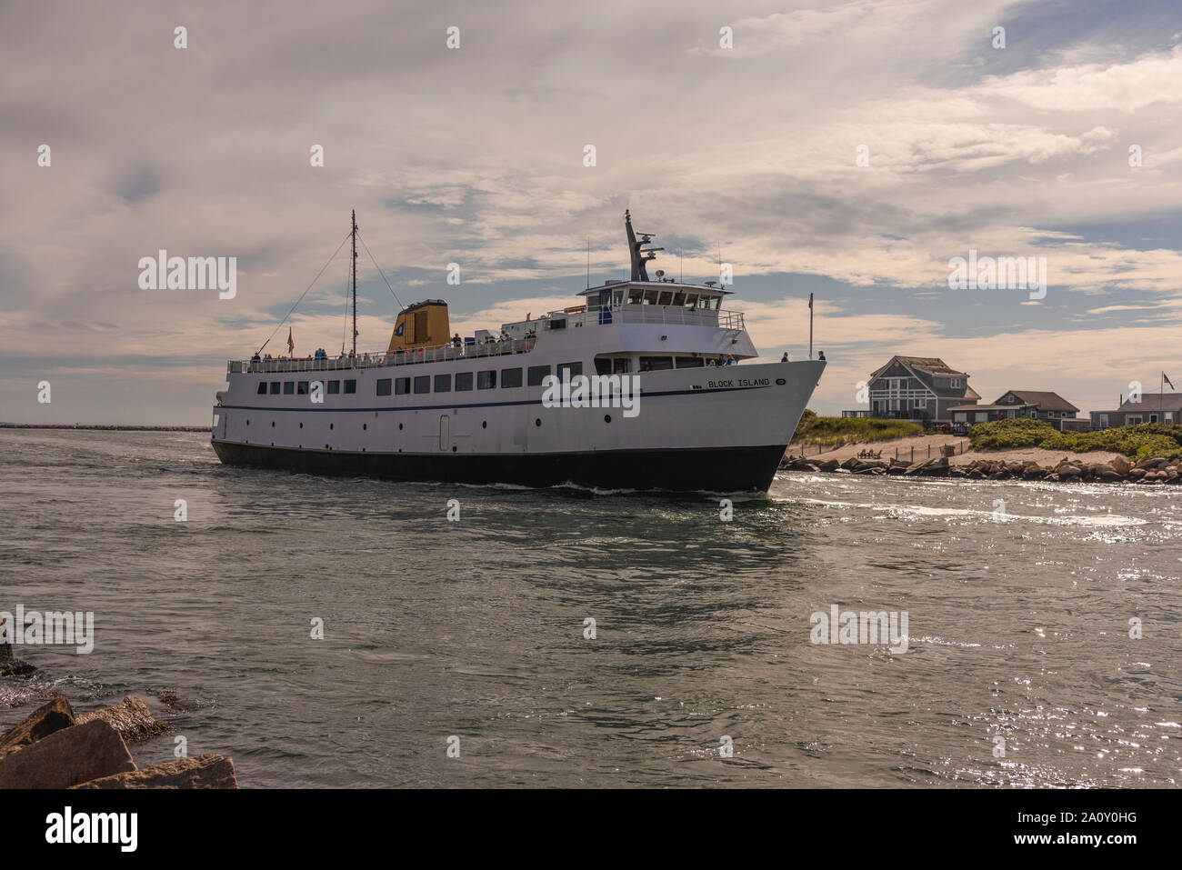Point judith block island ferry hi-res stock photography and images - Alamy