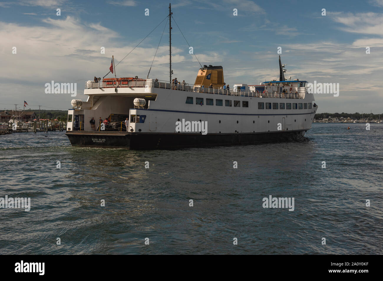 Point judith block island ferry hi-res stock photography and images - Alamy