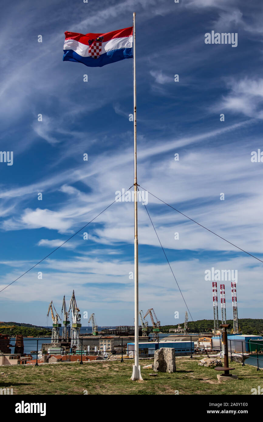 Pula flag hi-res stock photography and images - Alamy