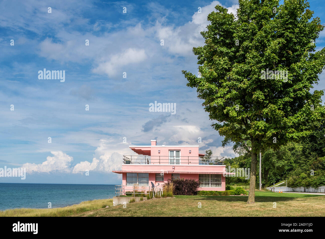 Florida Tropical House - 1933 World's Fair House in Beverly Shores ...