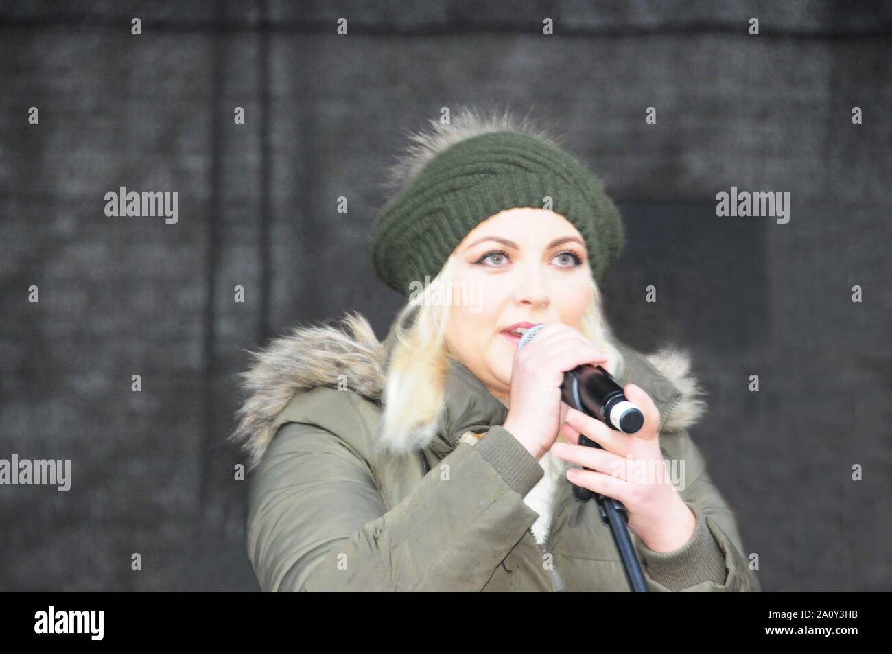 Singer and environmental activist, Charlotte Church, sings at The ...