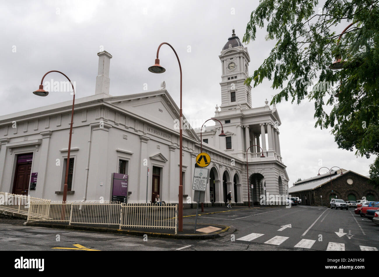 The mainline rail station of the Victorian Railways built in 1889 in ...