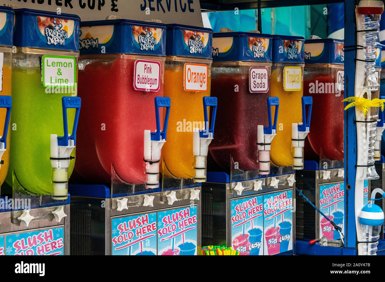 The traditional yearly fun fair held in St Giles, Oxford, Oxfordshire ...
