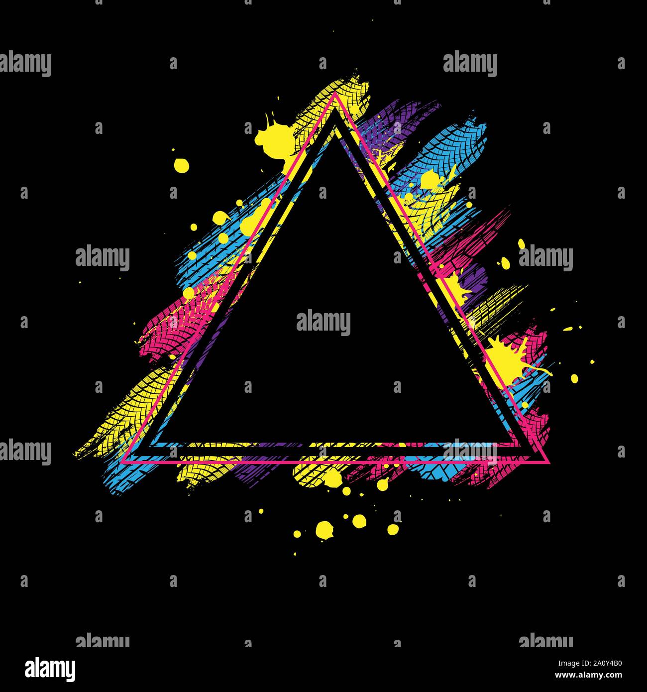 Rubber triangle Stock Vector Images - Alamy