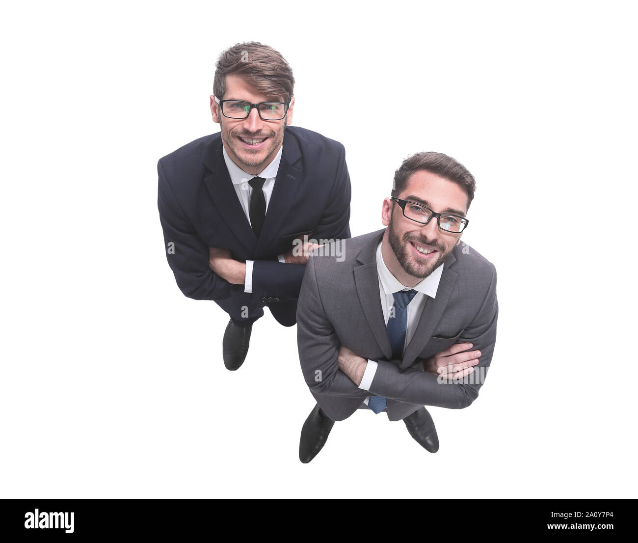 Two people looking view Cut Out Stock Images & Pictures - Alamy