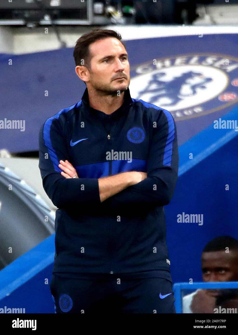 Chelsea manager Frank Lampard during the Premier League match at ...
