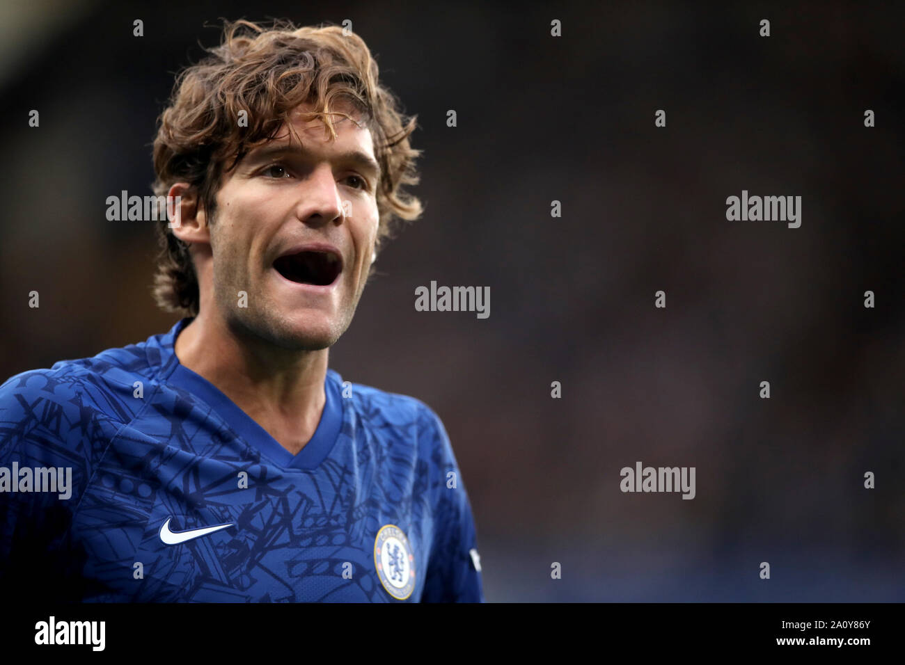 Chelsea's Marcos Alonso during the Premier League match at Stamford ...