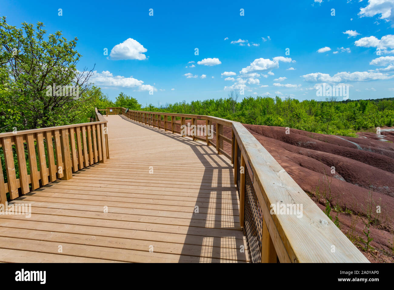 Cheltenham Badlands of Caledon, Ontario in summer Stock Photo - Alamy