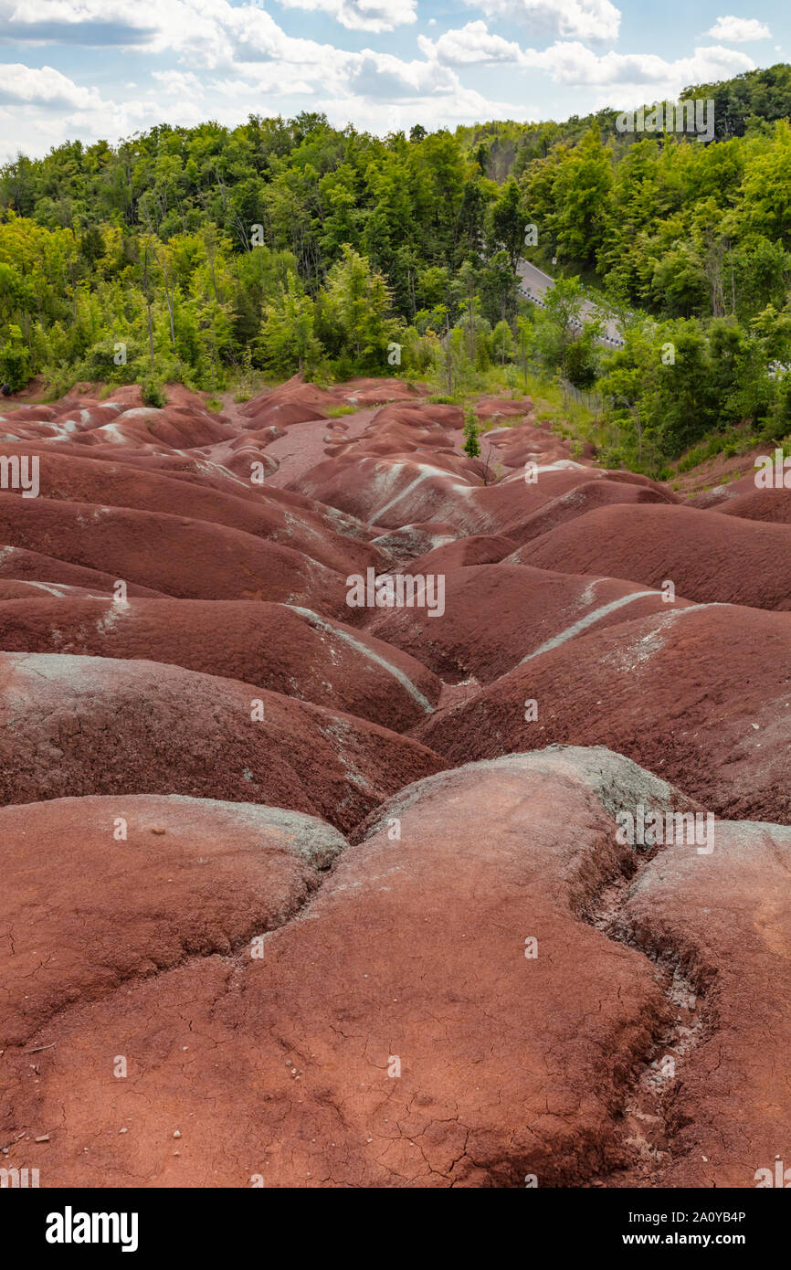 Cheltenham Badlands of Caledon, Ontario in summer Stock Photo - Alamy