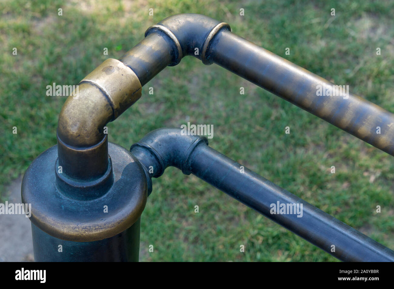 Bronze pipes hi-res stock photography and images - Alamy