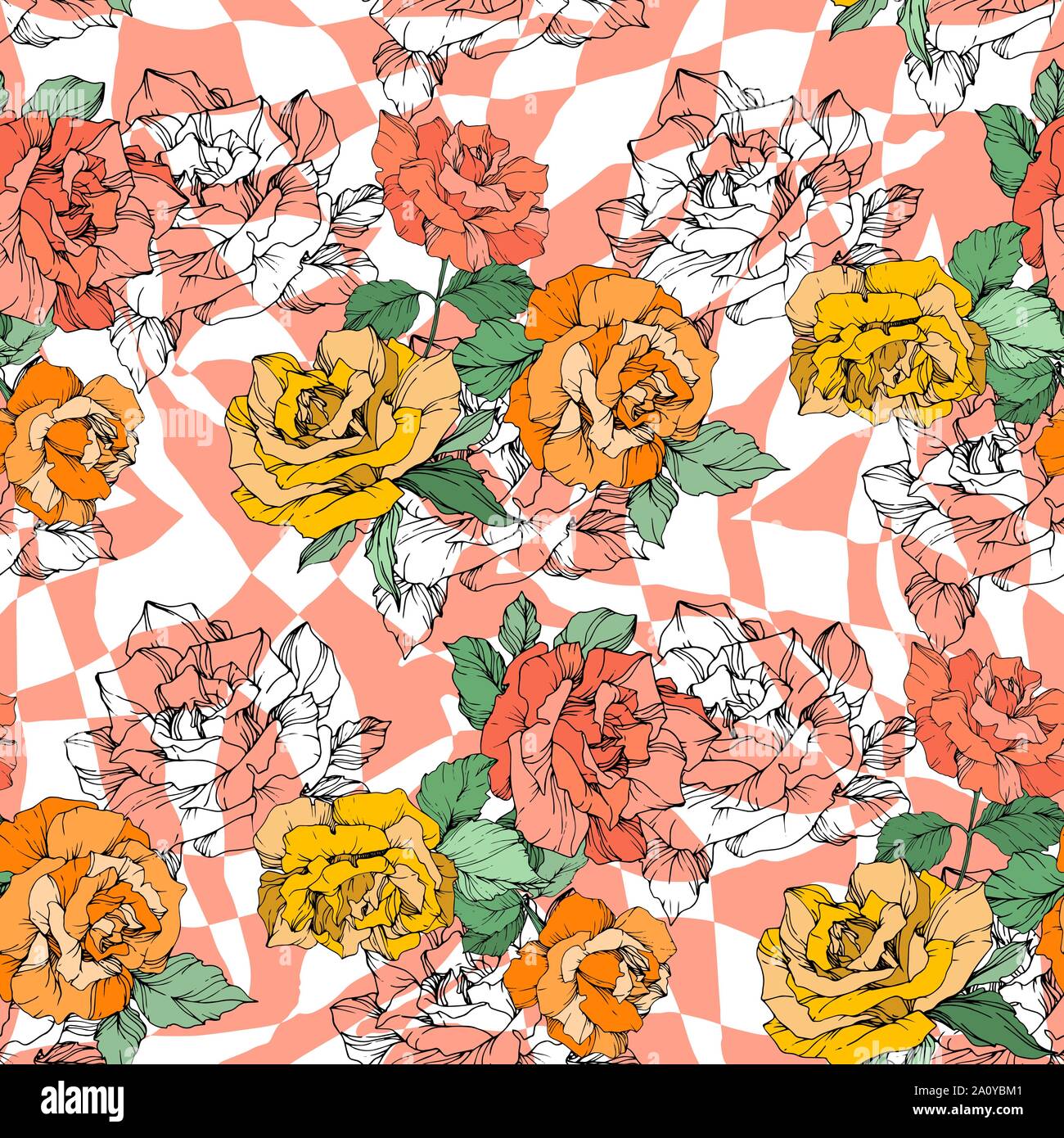 Vector Exotic Zebra print with floral botanical flowers. Black and ...