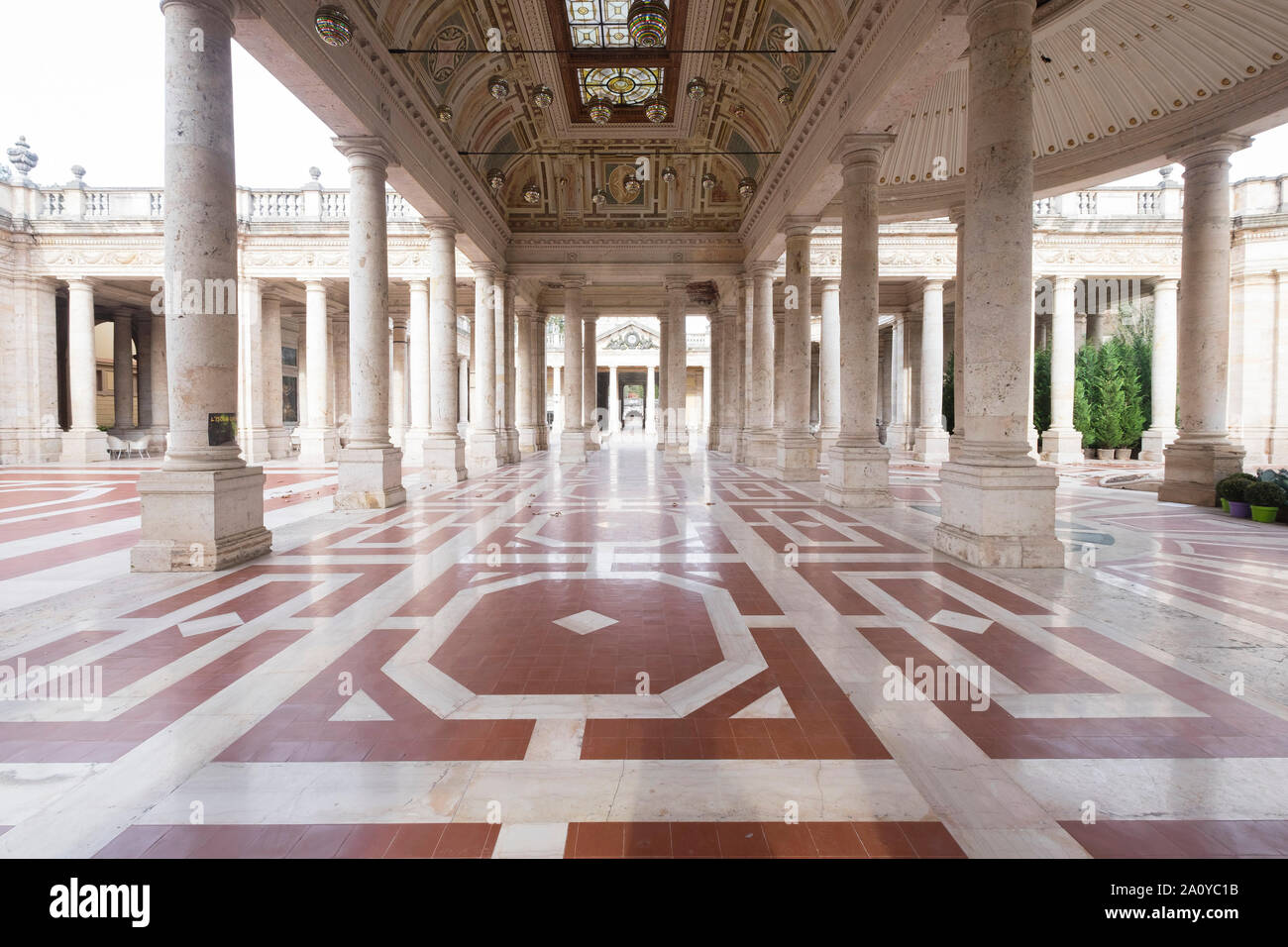 Tuscany terme tettuccio montecatini famous spa hi-res stock photography ...