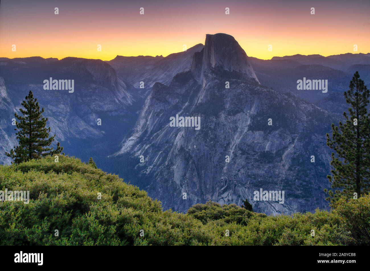 Yosemite glacier point sunrise hi-res stock photography and images - Alamy