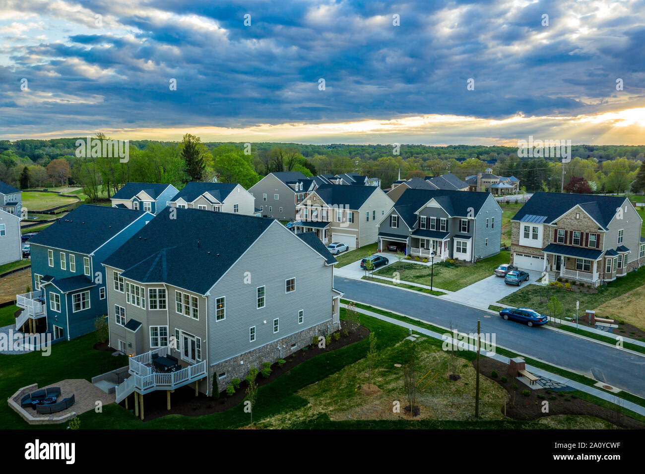 Typical American Neighborhood