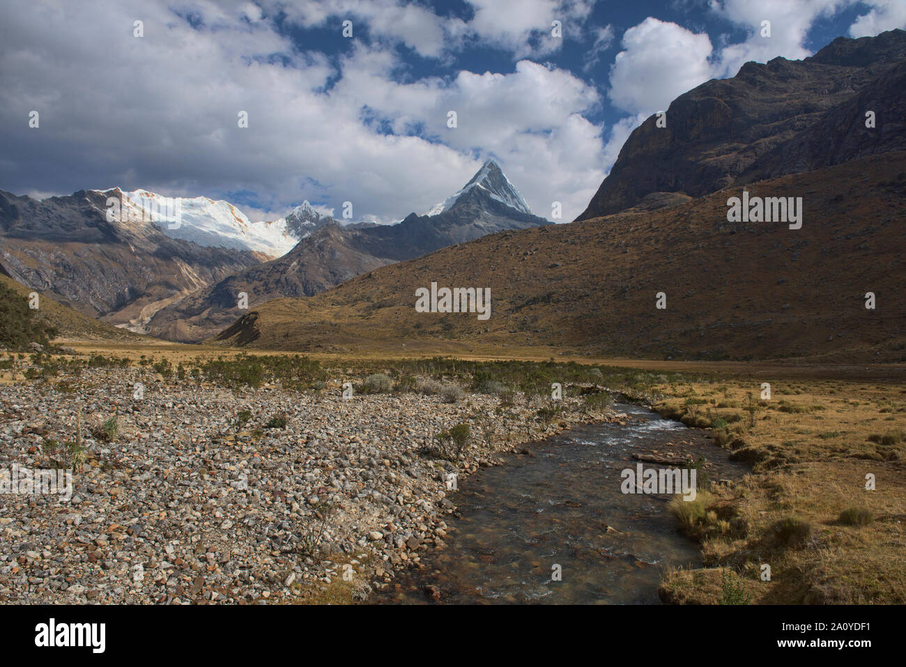 Artesonraju, the peak that inspired the Paramount Pictures logo, Santa ...