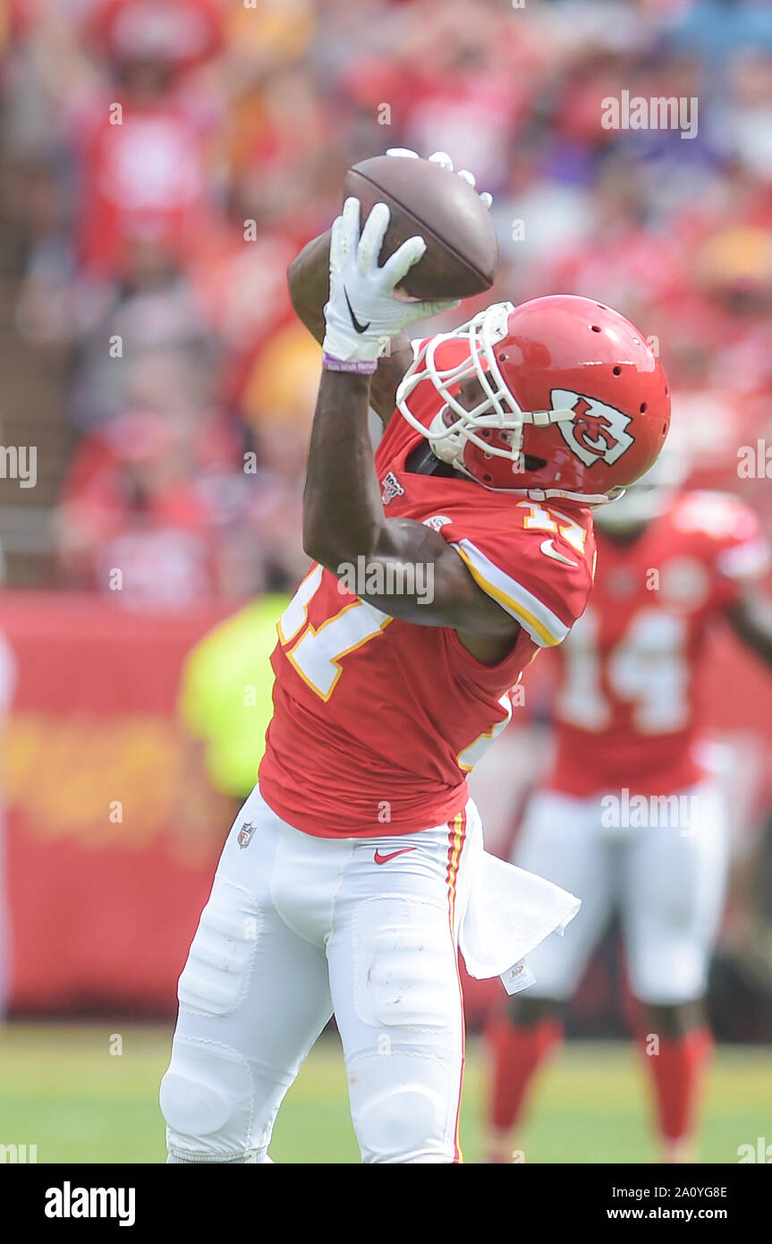 Kansas City, Missouri, USA. 22nd Sep, 2019. Kansas City Chiefs wide ...