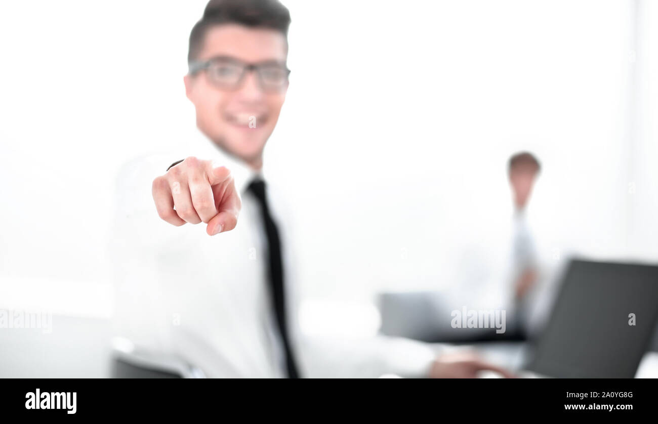 businessman points a finger at you Stock Photo - Alamy