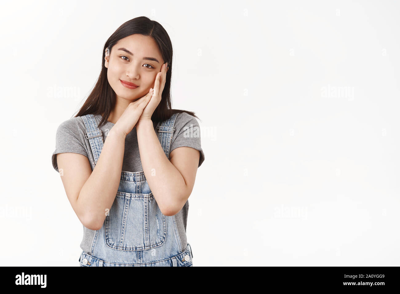 Tenderness, wellbeing, body-positive concept. Tender caring charming ...